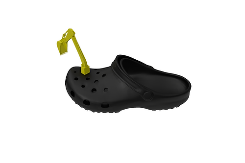 Crocavator Excavator Charm for Crocs (1PC) | SoleFully