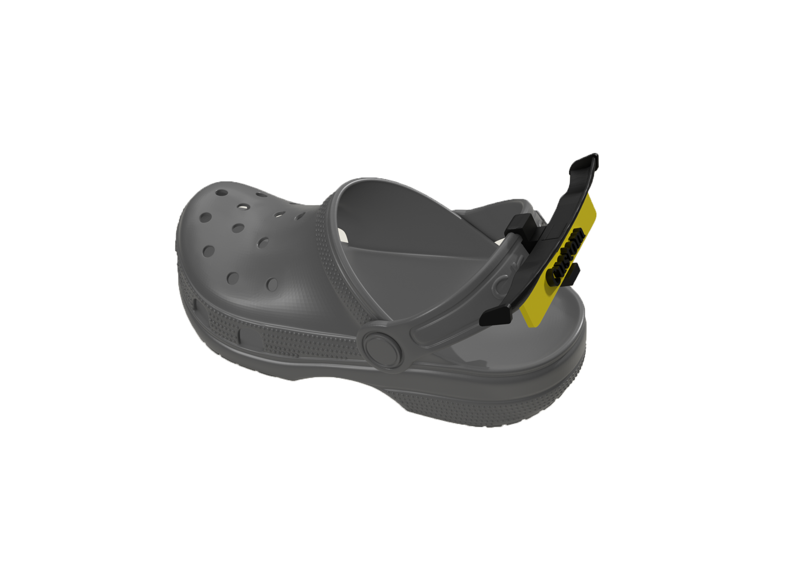 Spoiler With Custom License Plate for Croc (1PC) | SoleFully