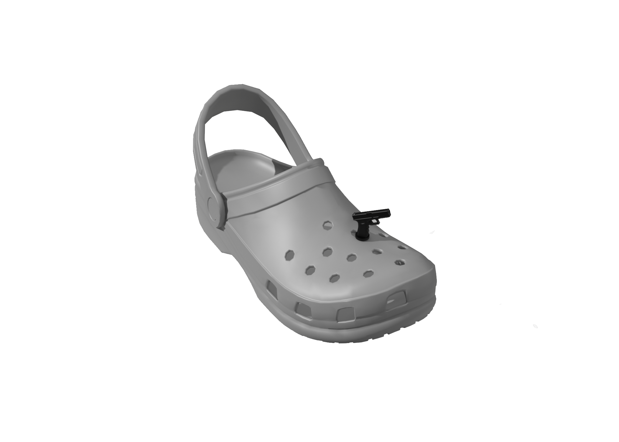 CrocGlock Glock Charm for Crocs (1PC) | SoleFully