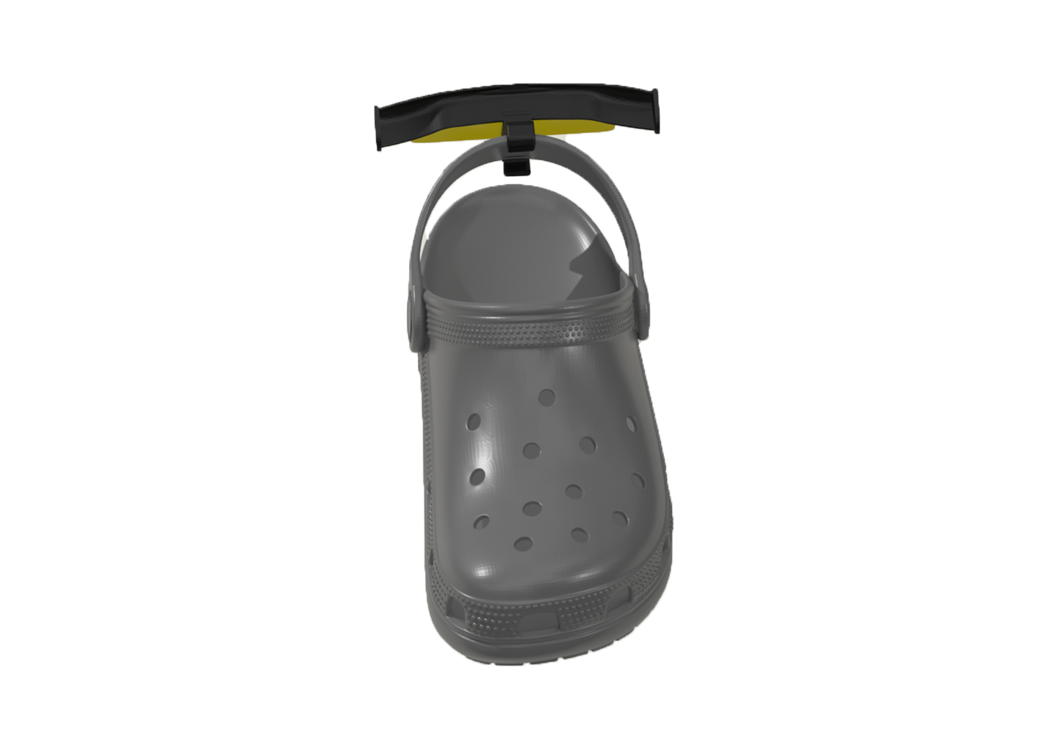 Spoiler With Custom License Plate for Croc (1PC) | SoleFully