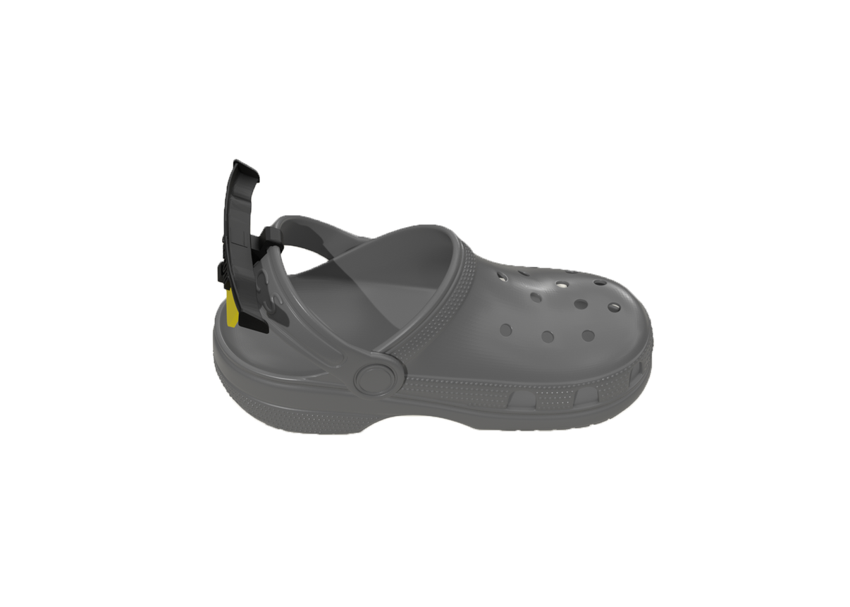 Spoiler With Custom License Plate for Croc (1PC) | SoleFully